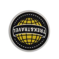 China Garment Customized Silicone Thick Heat Transfer Printing LOGO Patch Board 3D Rubber Label Pvc Badge for sale