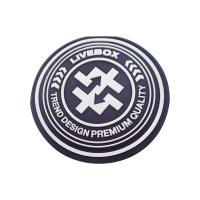 China Bag/garment/shoes Custom Logo Rubber Badge Silicone Pvc Rubber Brand Label for sale