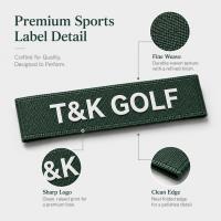 China Custom Woven Tape Labels for Golf Apparel Hats Bags and Premium Brand Identification for sale