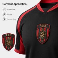 China Custom 3D TPU Patch Heat Transfer Badge for Sportswear Brands for sale
