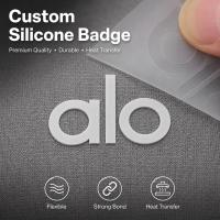 China Custom 3D Silicone Badge Heat Transfer Matte Raised Logo Label for Sportswear Apparel Streetwear Jackets Hats OEM ODM Custom Made for sale