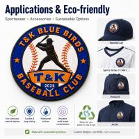 China Baseball Club Cap Badge Custom 3D Silicone Emblem - Molded Rubber Team Logo Waterproof Durable OEM ODM Factory Direct for sale