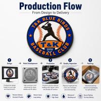 China Baseball Club Cap Badge Custom 3D Silicone Emblem - Molded Rubber Team Logo Waterproof Durable OEM ODM Factory Direct for sale