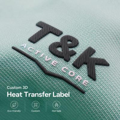 China Custom Silicone Heat Transfer Labels for Apparel with Durable Wash Resistance, Custom Colors, and Anti-Slip Function for sale
