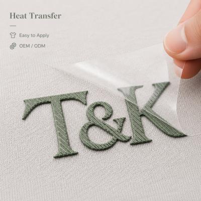 China Flexible Silicone Heat Transfer Labels Ideal for Sportswear Workwear and Casual Clothing Requiring Durable Marking for sale