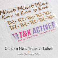 China Versatile Silicone Heat Transfer Labels Compatible with Multiple Fabric Types Delivering Consistent and Performance for sale