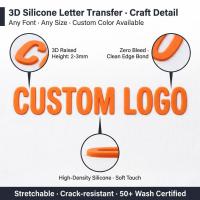 China Flexible Silicone Heat Transfer Labels Ideal for Apparel and Industrial Uses Ensuring Strong Adhesion and Durability for sale