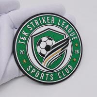 China Custom Football Club TPU Badges 3D Logo Patches with Customized Shape Eco-Friendly Waterproof for Sportswear for sale