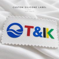 China Customizable Eco-Friendly Washable Silicone Heat Transfer Labels for Textile Applications for sale