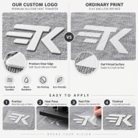 China Custom 3D Silicone Heat Transfer Logo Labels for Streetwear Jackets and Fashion Brands for sale