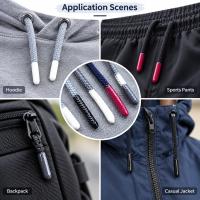 China Customized Diameter Silicone Dipped Tips OEKO Certified Draw String Cord for Garments and Shoes for sale