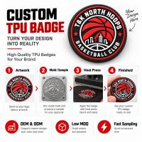 China Customized Washable Eco-Friendly Screen Printing TPU Labels for Sportswear and Athletic Apparel for sale