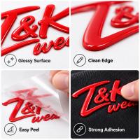 China Custom Raised Silicone Lettering Heat Transfers for Caps Hoodies and Streetwear for sale