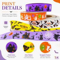 China Customizable Printed Elastic Band - Breathable and Reusable Jacquard Webbing for Halloween Gifts and Crafts for sale