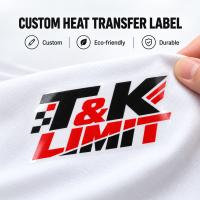 China Custom Printed Heat Transfer Logos for T Shirts Activewear and Sports Clothing for sale