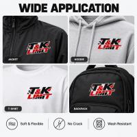 China Custom Printed Heat Transfer Logos for T Shirts Activewear and Sports Clothing for sale