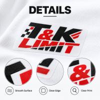 China Custom Printed Heat Transfer Logos for T Shirts Activewear and Sports Clothing for sale