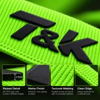 China Custom 3D TPU Heat Transfer Logos with Matte Raised Finish for Sportswear for sale
