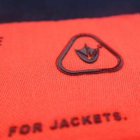 China Customized 100% Polyester 3D Logo Screen Printing Clothing Labels for sale