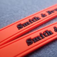 China Washable PVC Rubber Clothing Labels For Hats for sale