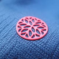 China Shiny 3D logo 0.7mm Silicone Heat Transfer Labels for sale