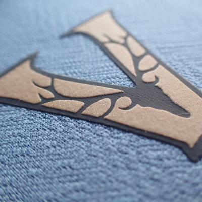 China Soft Iron On 0.9mm Silicone Heat Transfer Labels for sale