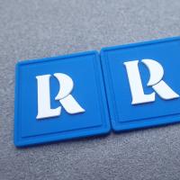 China Custom Rubber Logo Patches silicone badge for garment for sale