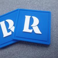China Custom Rubber Logo Patches silicone badge for garment for sale