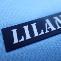 China Washable Flat Silicone 1.8mm Heat Transfer Neck Labels for sale