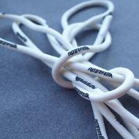 China Silicone Dipped Dyeable 4mm Drawstring Cord For Sweatpants for sale