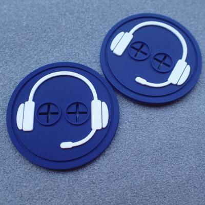 China 3D Injection Rubber Clothing Labels for sale