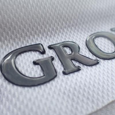China Washable Heat Transfer 0.6mm Cloth Name Patches for sale