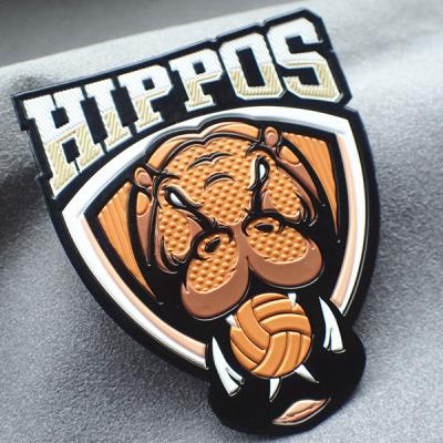 China 3D TPU High Frequency Custom Clothing Patches For Sportswear for sale