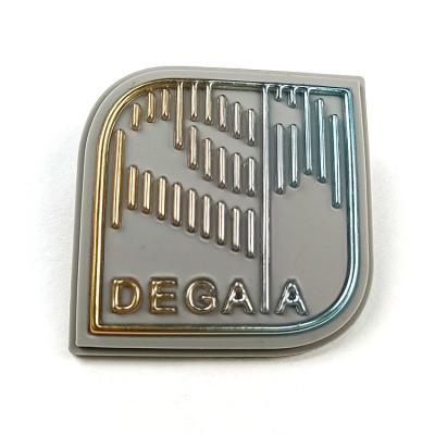 China Famous Designer Design Transfer 3D Patches SewAccessories Label Printed Tpu Badges On Clothing for sale