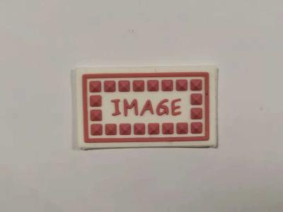 China 3D PVC Soft Silicone Patch Rubber Badge for Shoe Hat Clothing for sale