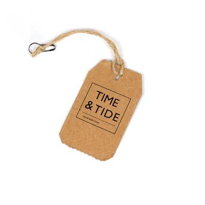 China Matte Laminated Swing Tags 5.5x9cm Custom Logo for sale