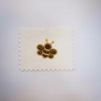 China Stylish And Lovely Bee Embroidery Patch Electroplating For Clothing for sale