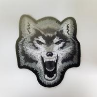 China Dog Custom Embroidered Patches For Clothes Shoes Bag Suitcase for sale