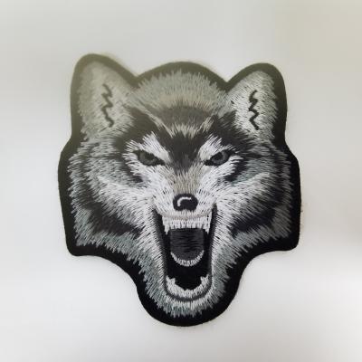 China Dog Custom Embroidered Patches For Clothes Shoes Bag Suitcase for sale