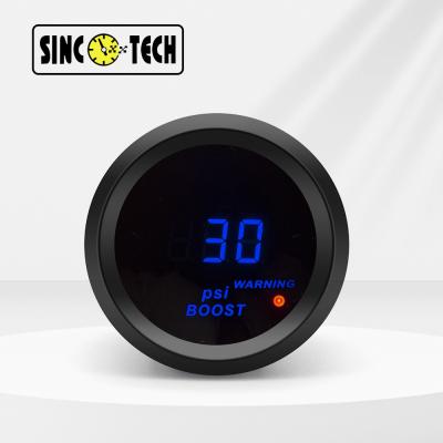 China Black 2'' LED Boost Gauge Psi Turbo Meter Sinco Tech 6111 Auto Mobile 12v Cars for sale