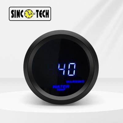China Sinco Tech 6114 LED 2'' Water Temp Gauge Meter Auto Mobile Blue Led Display for sale