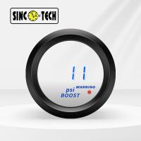 China LED Display 2'' Boost Gauge Bar Turbo Meter Sinco Tech 6112B Auto Mobile 12V for sale