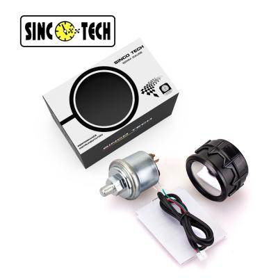China 6116B Plastic Net Oil Press Gauge Meter Auto Mobile Display 52mm for sale