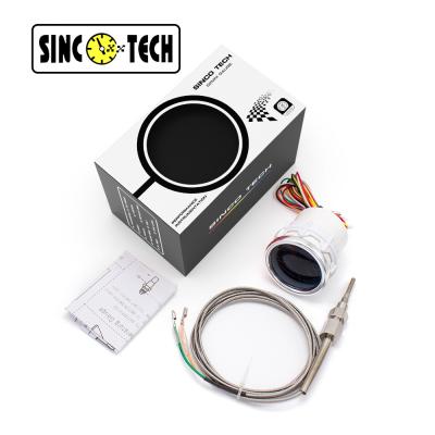 China SINCOTECH Exhaust Gas Temperature Gauge 6149T Sensor White 2'' Car Auto Mobile Meter for sale