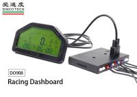 China 9V-16V Race Car Gauges Hard Wire Connection Black DO908 High Performance for sale