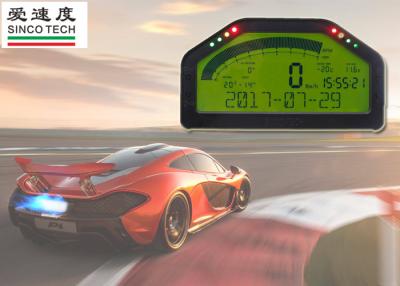 China Green Backlight Race Car Gauges Digital Sensor LCD Dash 12V Universal DO904 for sale