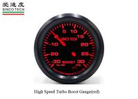 China Auto Meter Turbo Boost Gauge 7 Color Turbo Sensor Kit Alumimum Material for sale