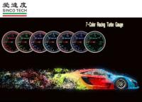 China Single Pointer Turbo Boost Gauge 7 Color High Accuracy 60 Mm Size ISO 9001 Approved for sale