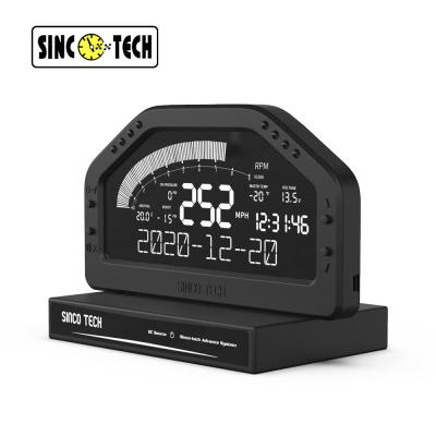 China ABS 16V DC 6.5 Inch Race Car Gauges With LCD Liquid Display for sale