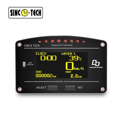 China OLED Display Car Dashboard Water Temperature Gauge DO907 for sale